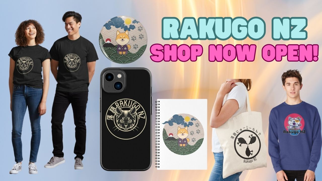 Rakugo NZ Shop Now Open! A Backstory – English Rakugo NZ